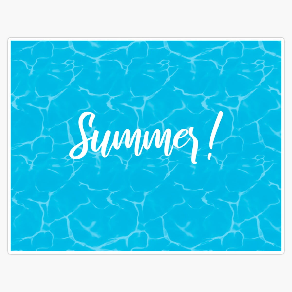 Maneki Calm Turquoise Waves Cool Summer Swimming Pool Clear Water ...