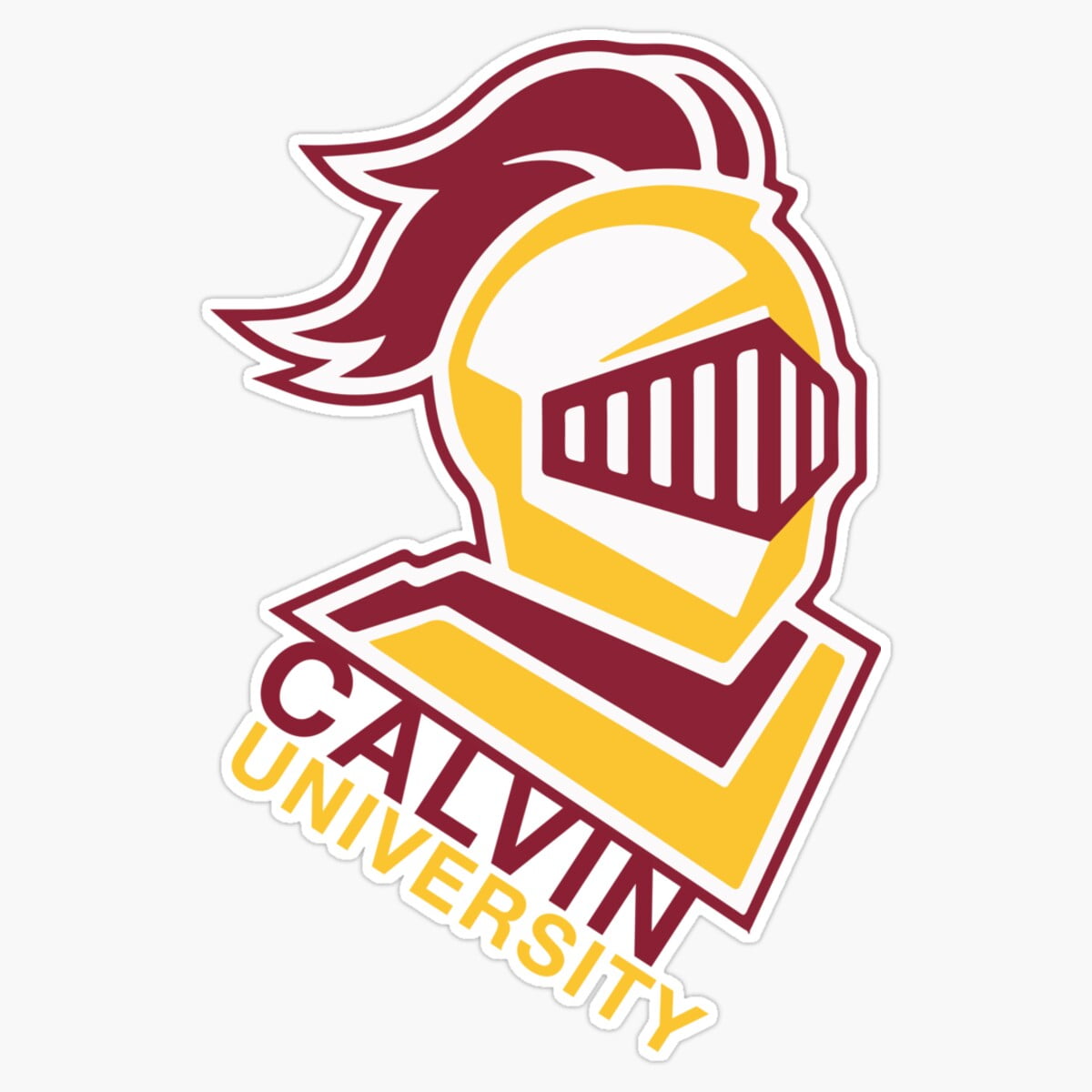 Maneki Calvin University Er, Phone Decal Water Bottle Stickers Car ...