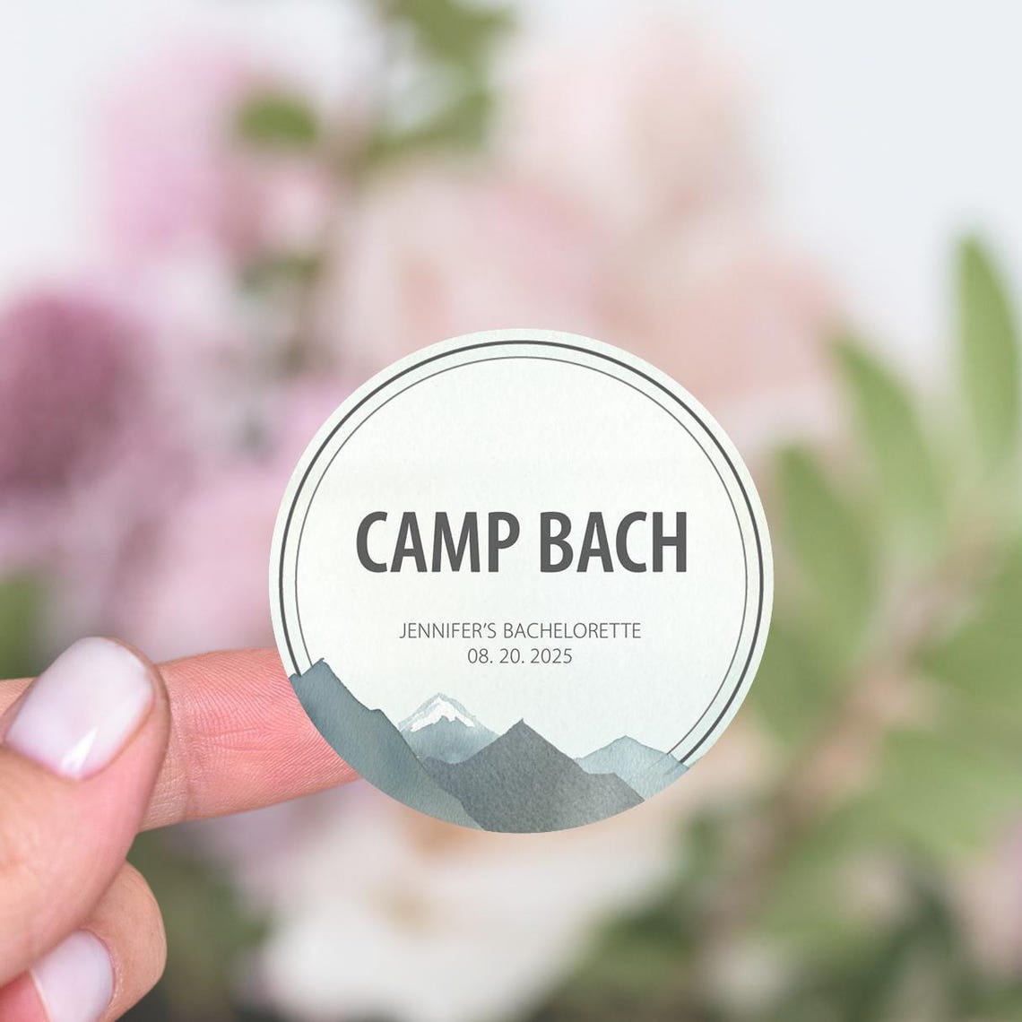 Maneki Camping Bachelorette Party Favor Ers, Mountain Bachelorette ...