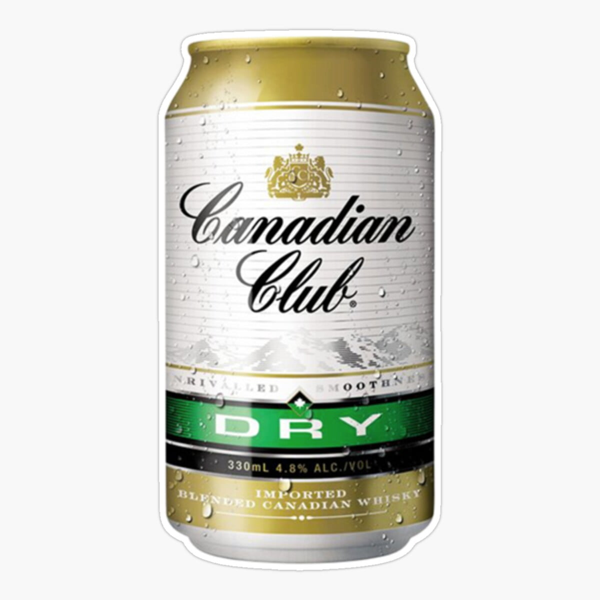 Maneki Canadian Club Dry Er, Phone Decal Water Bottle Stickers Car ...