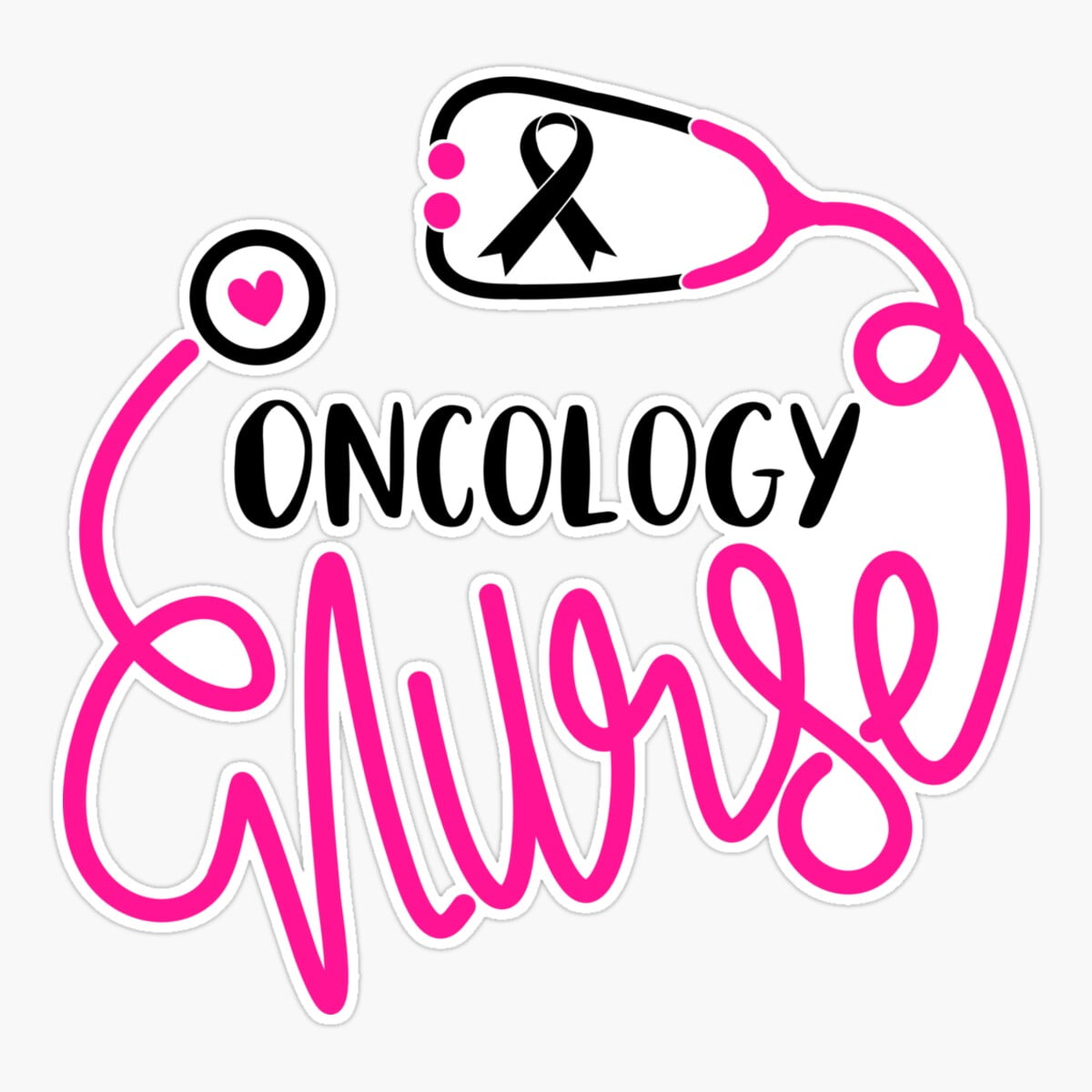 Maneki Cancer Ribbon Oncology Nurse - Heme Onc Nursing Department ...