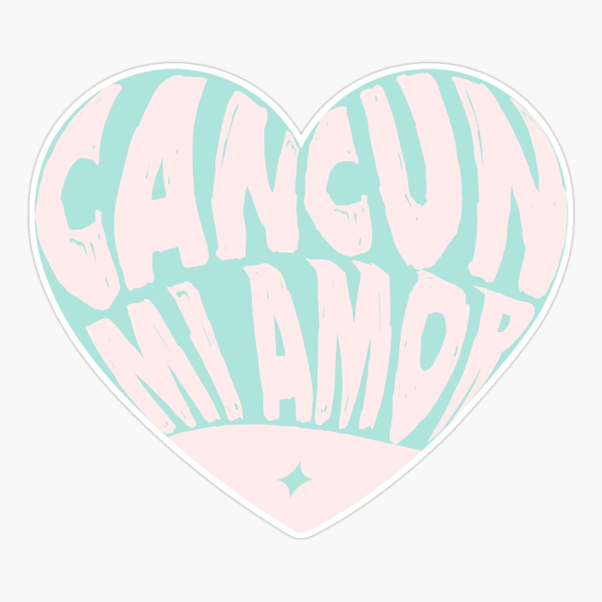Maneki Cancun Mi Amor Sticker, Phone Decal Water Bottle Stickers Car ...