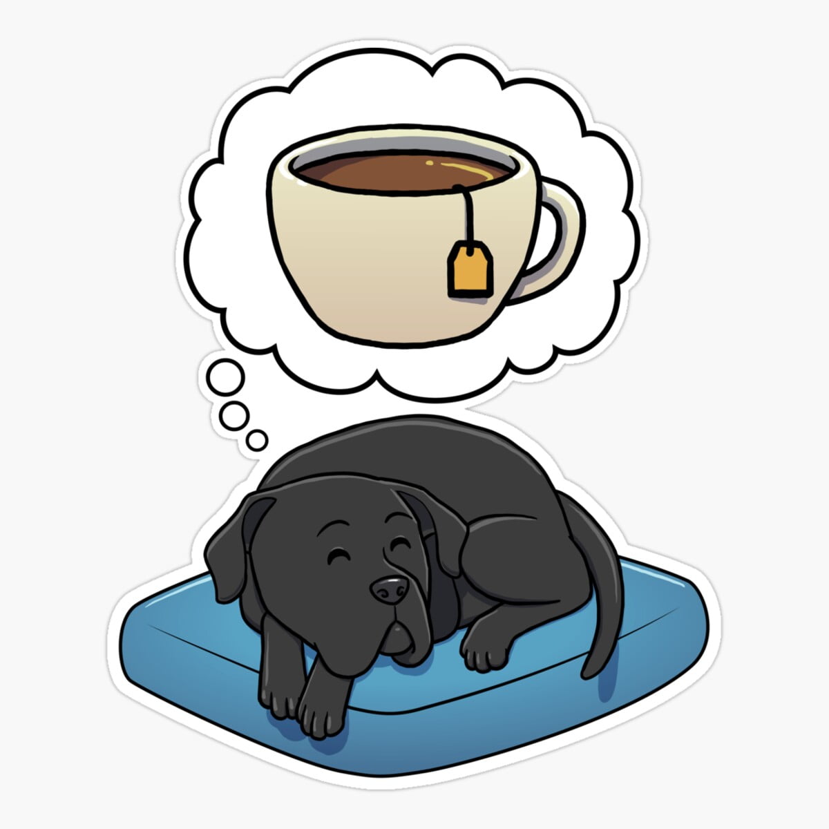 Maneki Cane Corso Dreaming About Tea Er, Phone Decal Water Bottle ...