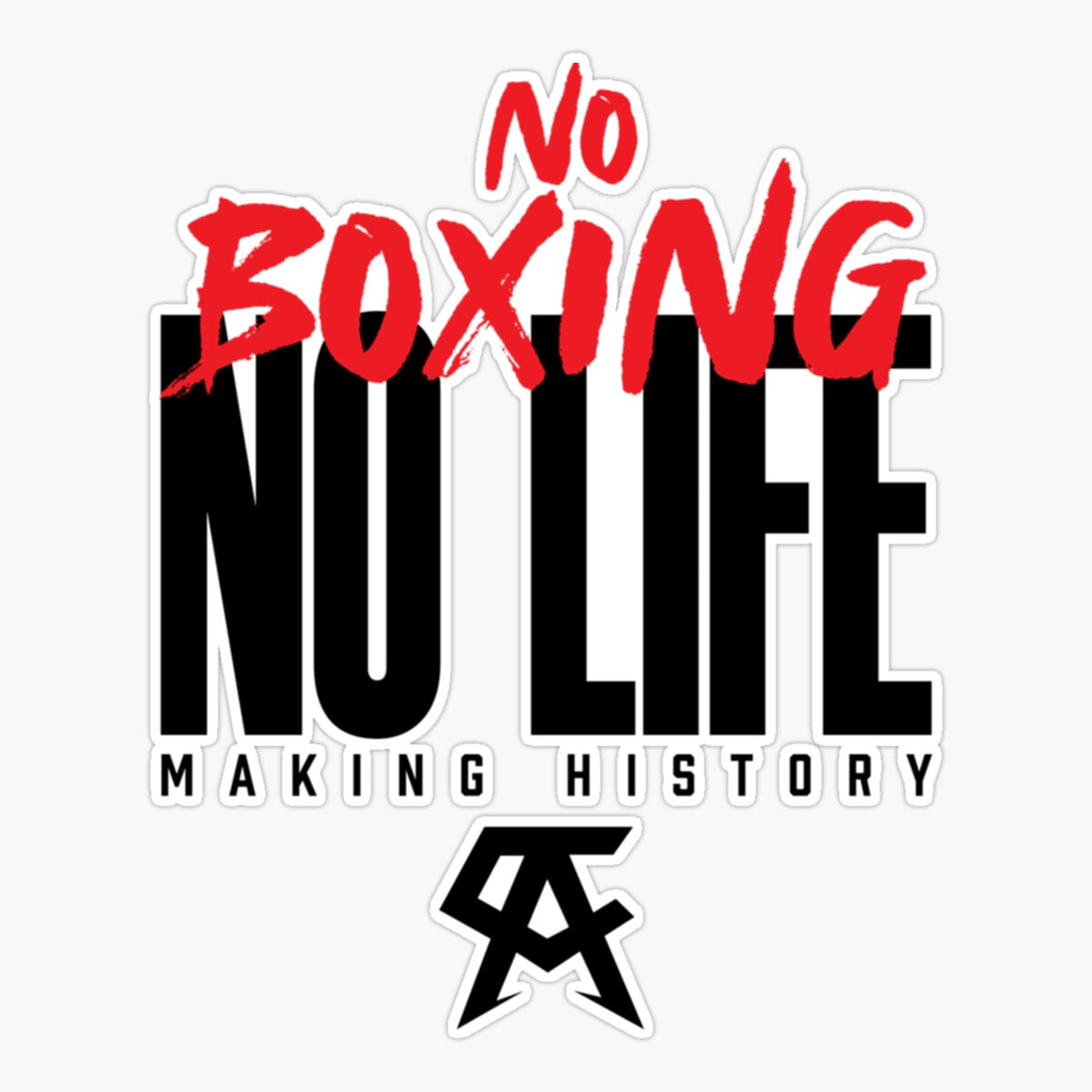 Maneki Canelo No Boxing No Lie Making History Sticker, Phone Decal ...