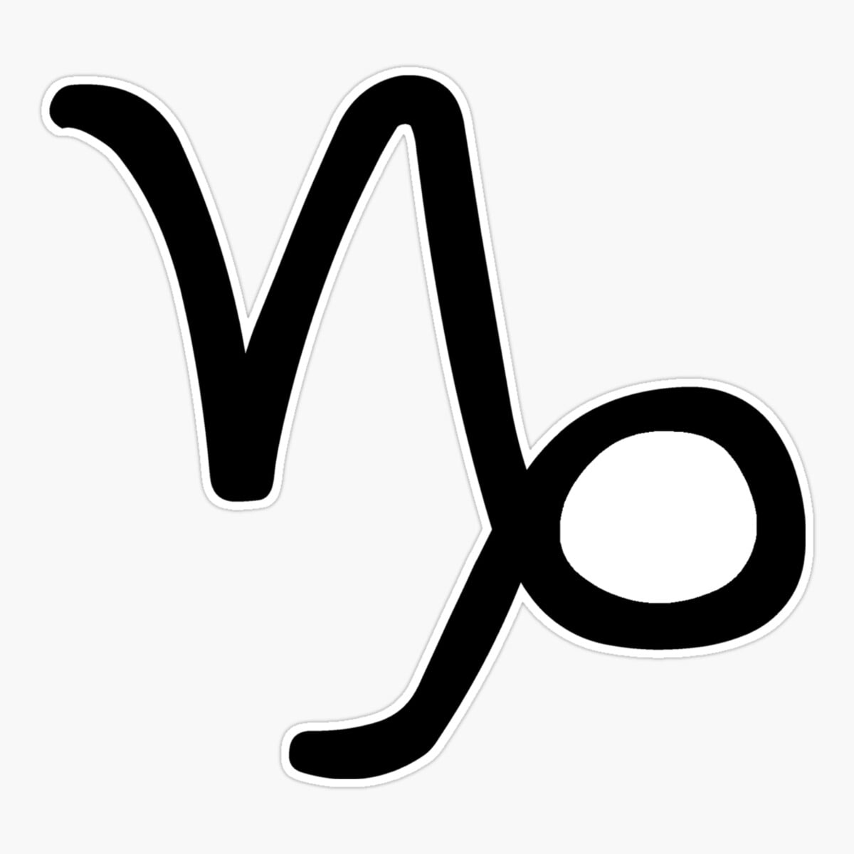 Maneki Capricorn - Sea-Goat - Astrology Sign Er, Phone Decal Water ...