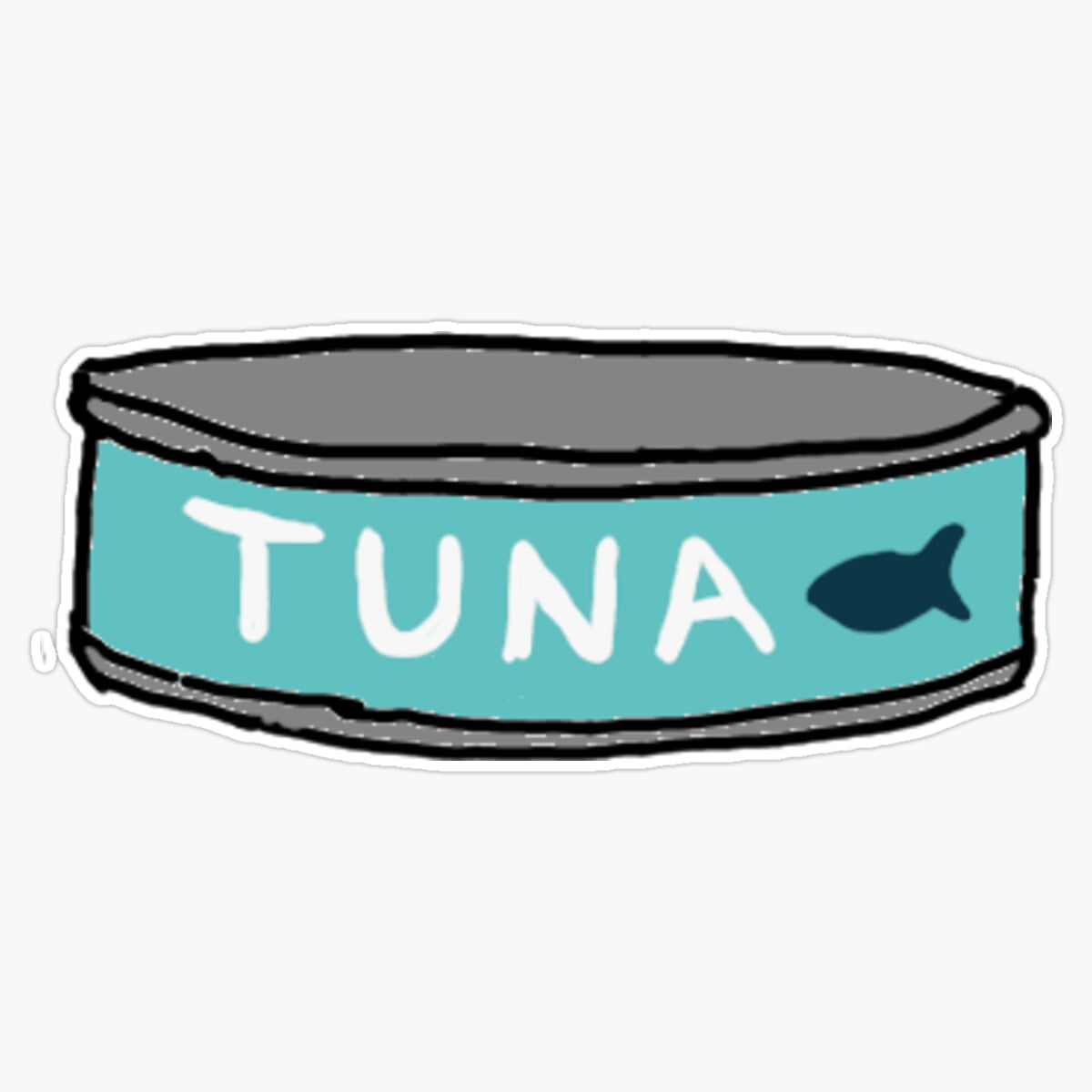 Maneki Cartoon Can Of Tuna Er, Phone Decal Water Bottle Stickers Car ...