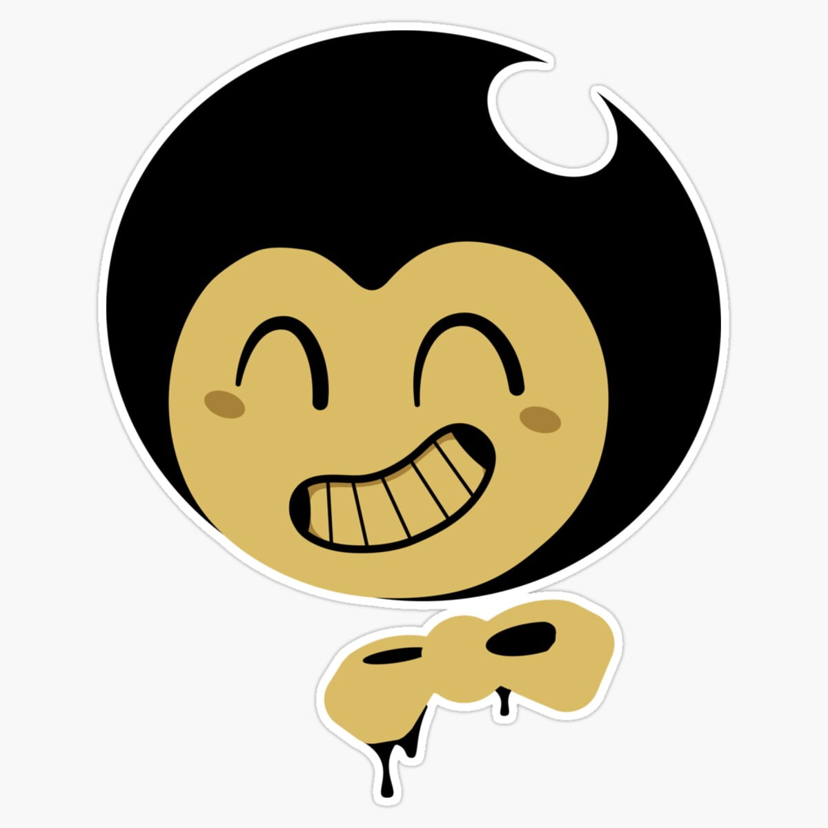 Maneki Cartoon World Bendy Er, Phone Decal Water Bottle Stickers Car Decals, Funny Birthday Gift ...