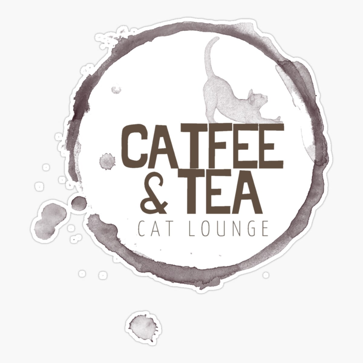 Maneki Catfee & Tea Fundraiser - Official Logo Er, Phone Decal Water ...