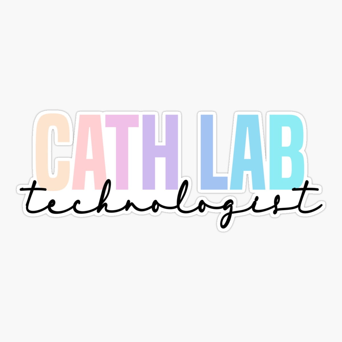 Maneki Cath Lab Technologist - Design In A Light Colors - Cool Gift For ...