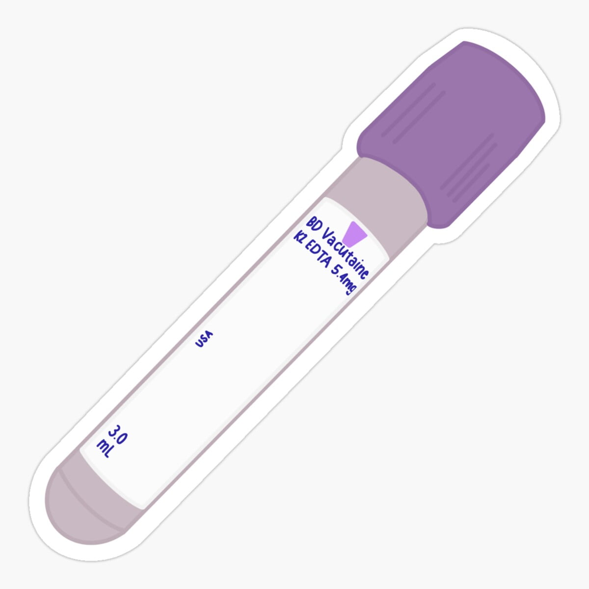 Maneki Cbc Lavender Test Tube Er, Phone Decal Water Bottle Stickers Car ...