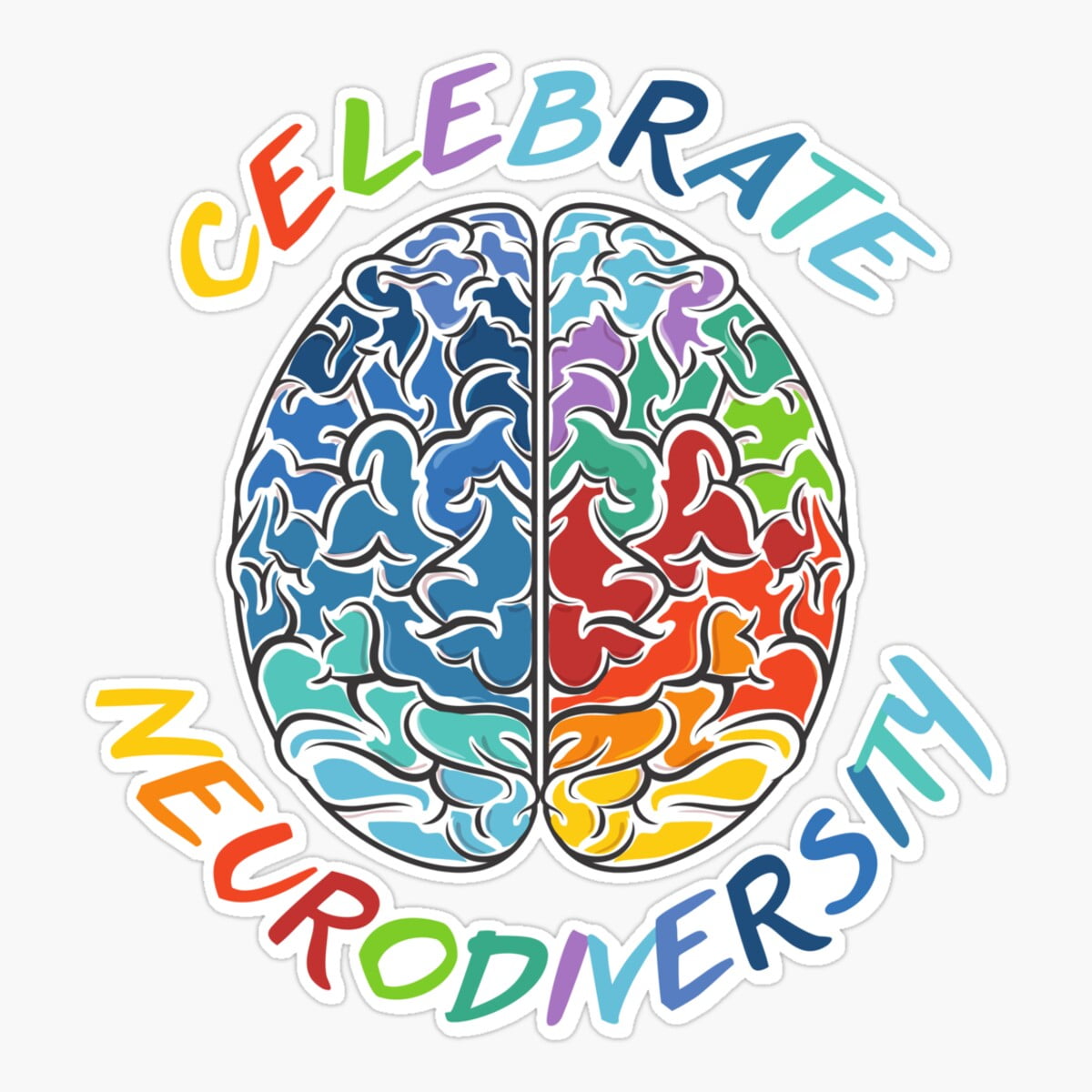 Maneki Celee Neurodiversity Design For For Those Celeing Er, Phone Decal Water Bottle Stickers ...