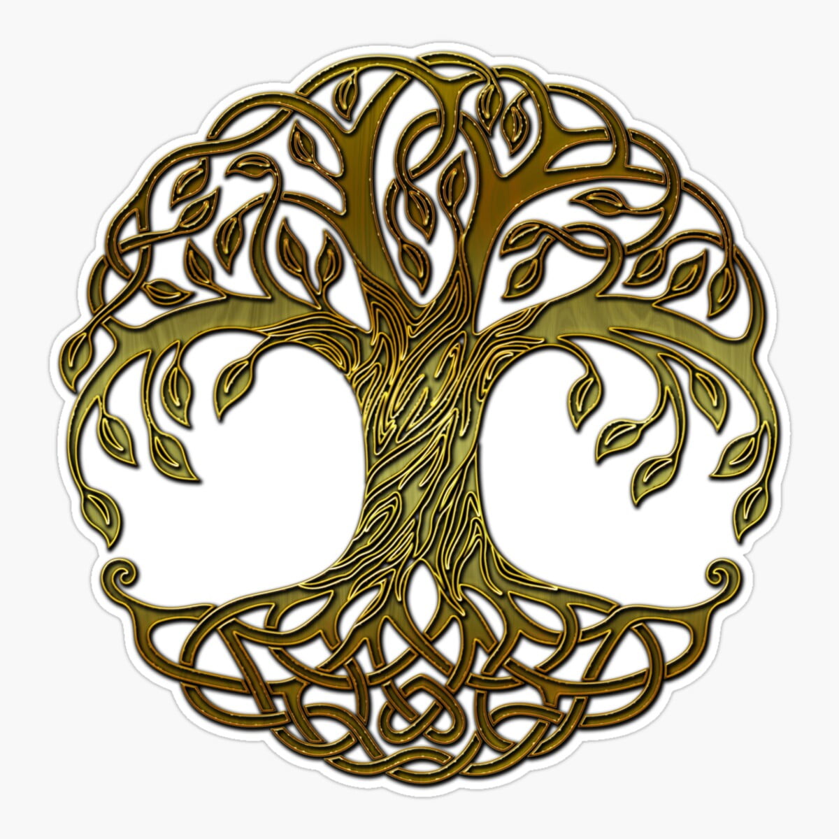 Maneki Celtic Tree Of Life Er, Phone Decal Water Bottle Stickers Car ...