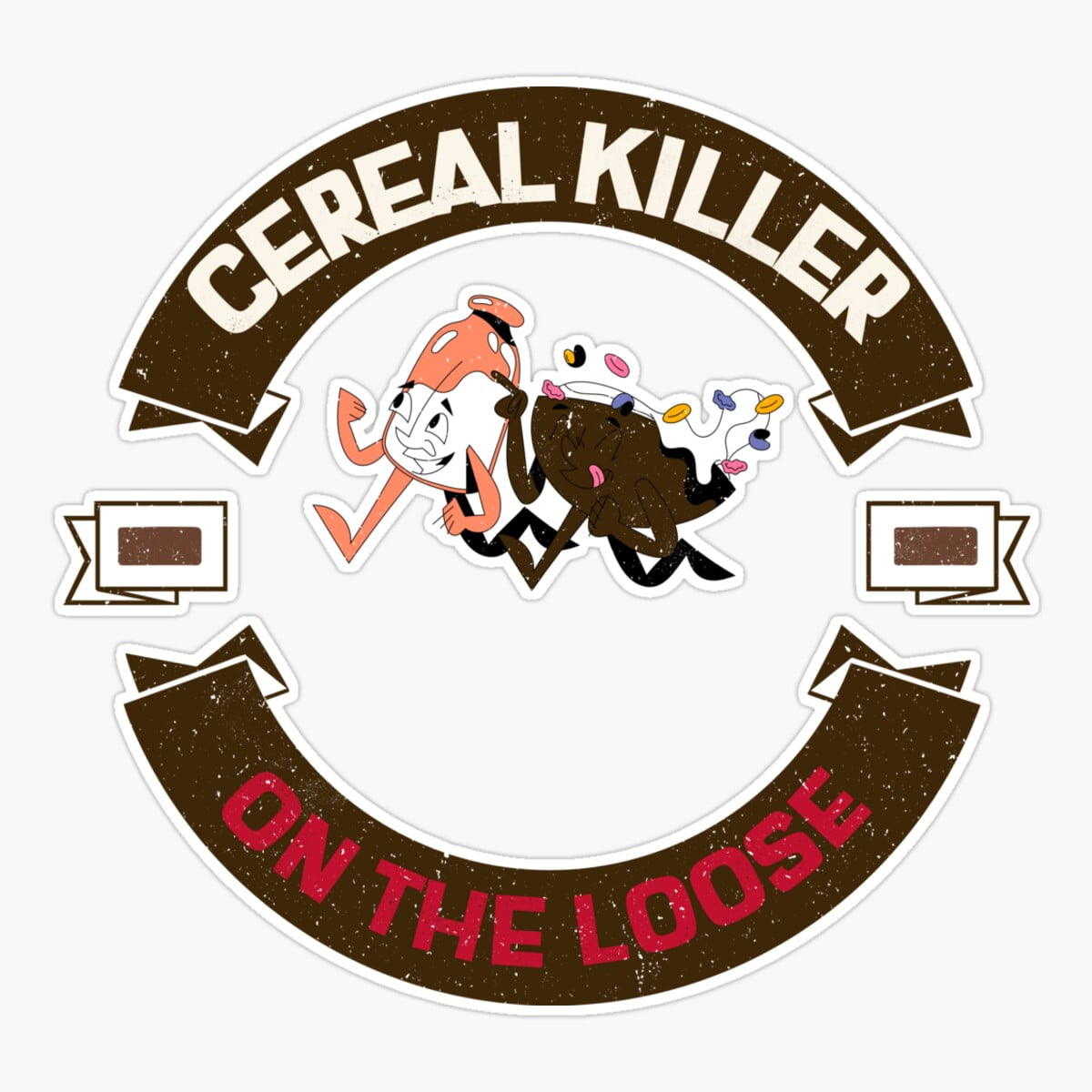 Maneki Cereal Killer On The Loose Diy Cooking Sticker, Phone Decal ...
