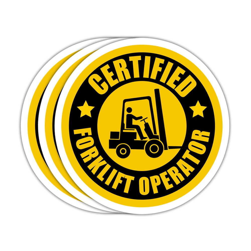 Maneki Certified Forklift Operator Sticker Gift Decoration Graphic for ...