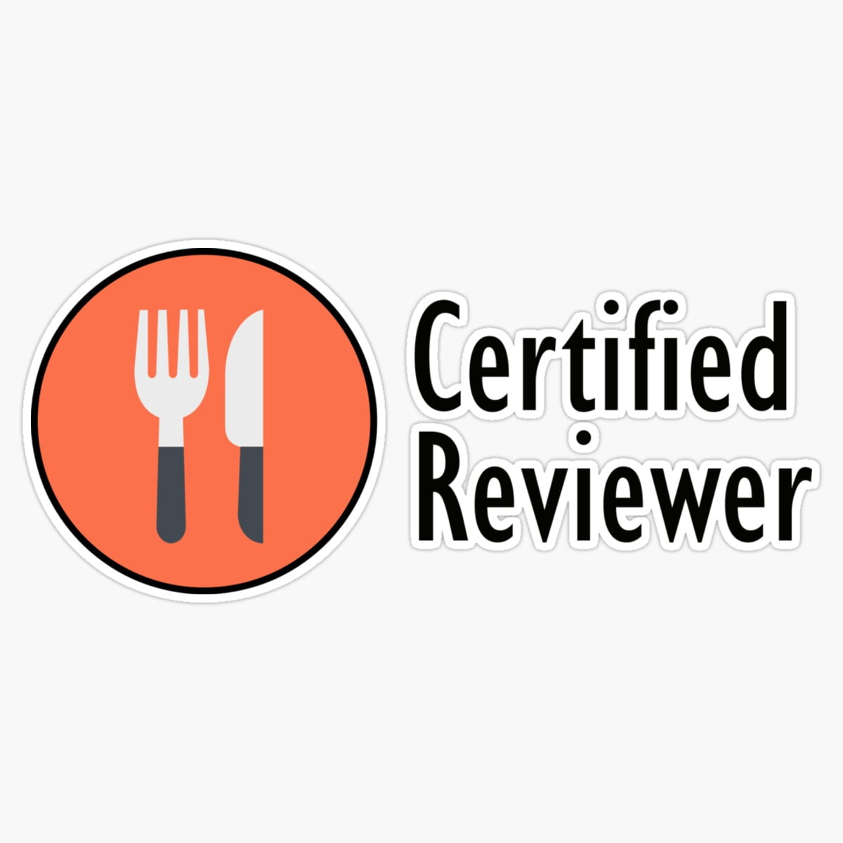 Maneki Certified Restaurant Reviewer Er, Phone Decal Water Bottle ...