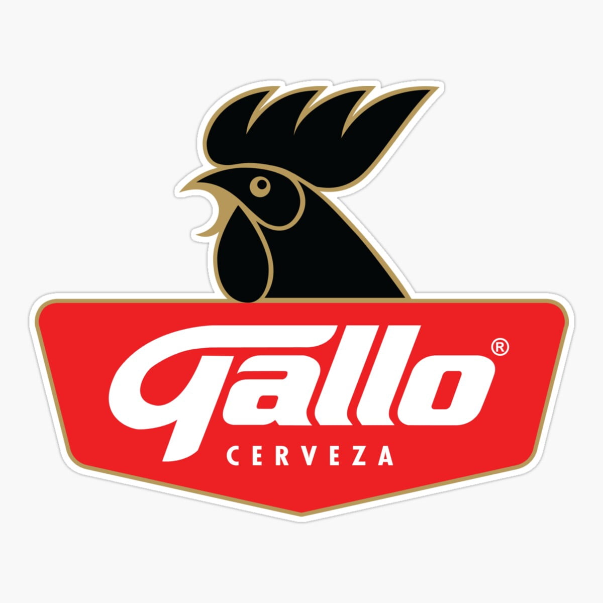 Maneki Cerveza Gallo - Guatemala Beer Chapin Sticker, Phone Decal Water ...