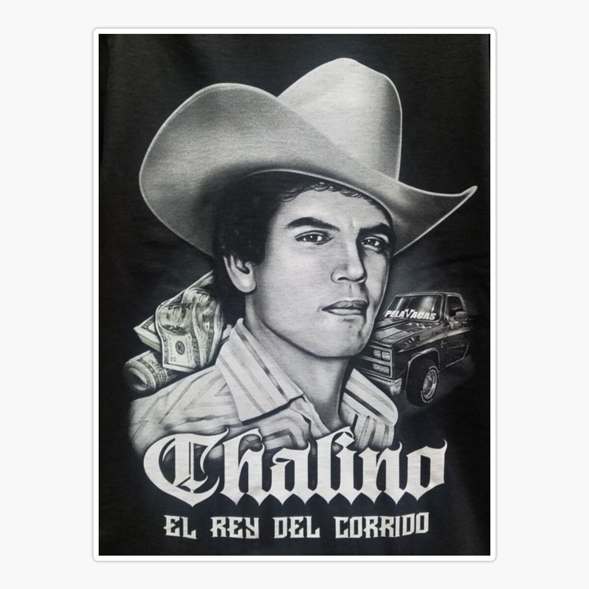 Maneki Chalino Mexican Singer #02 Sticker, Phone Decal Water Bottle ...