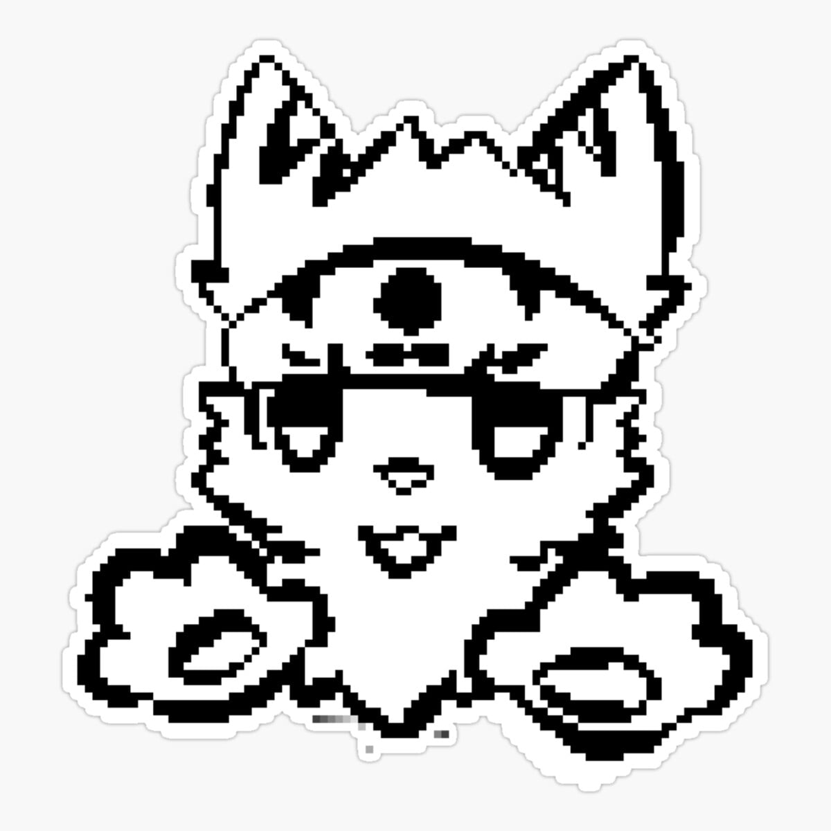 Maneki Changed - Ming Cat Credits Sprite Er, Phone Decal Water Bottle ...