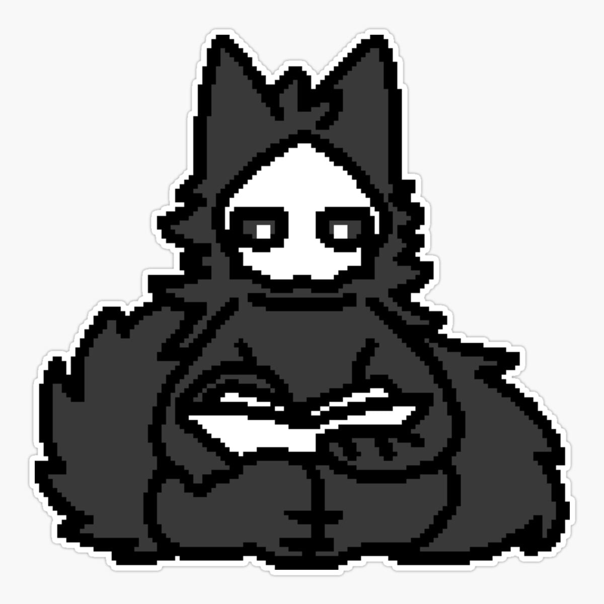 Maneki Changed - Puro Reading Sprite Sticker, Phone Decal Water Bottle ...