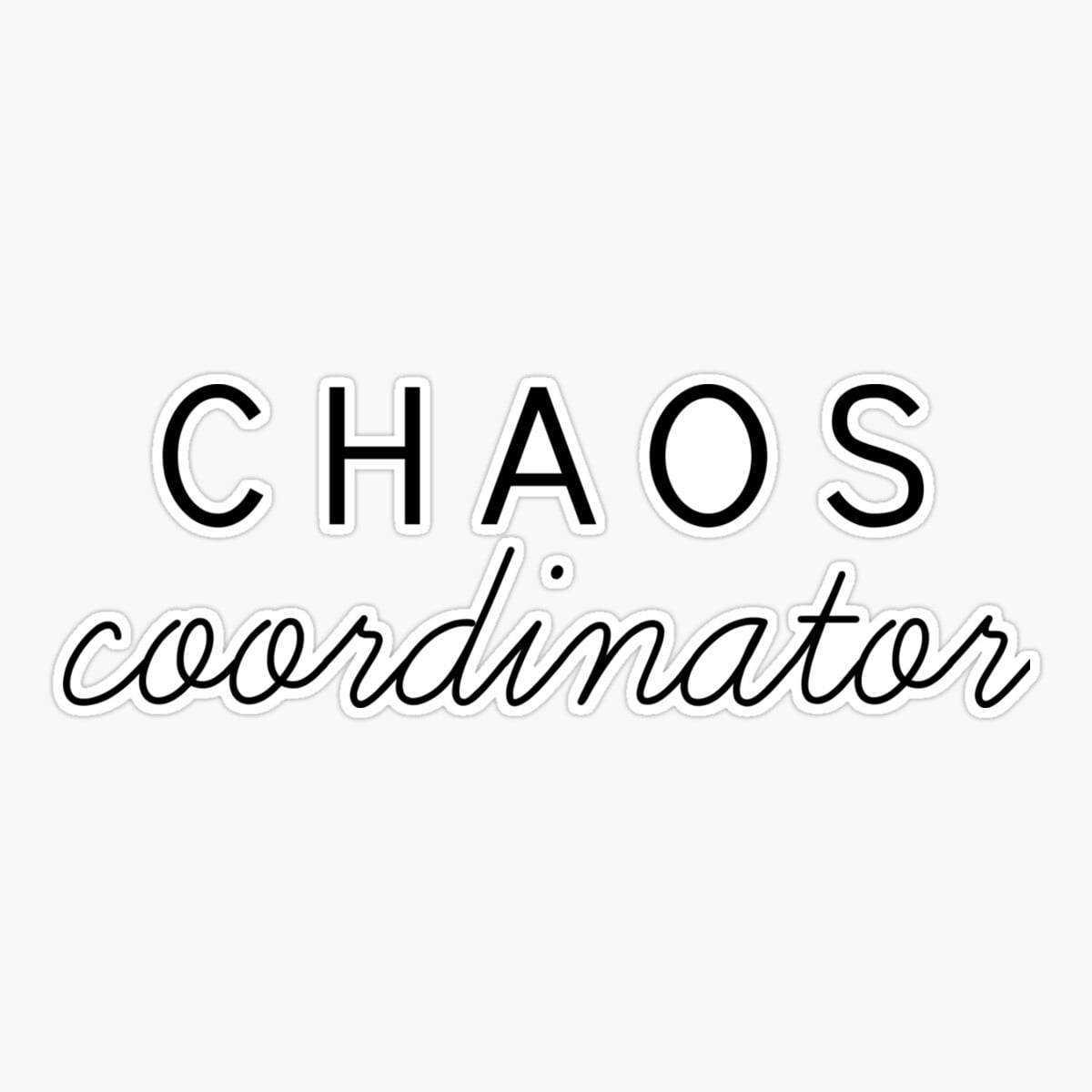 Maneki Chaos Coordinator Er, Phone Decal Water Bottle Stickers Car ...
