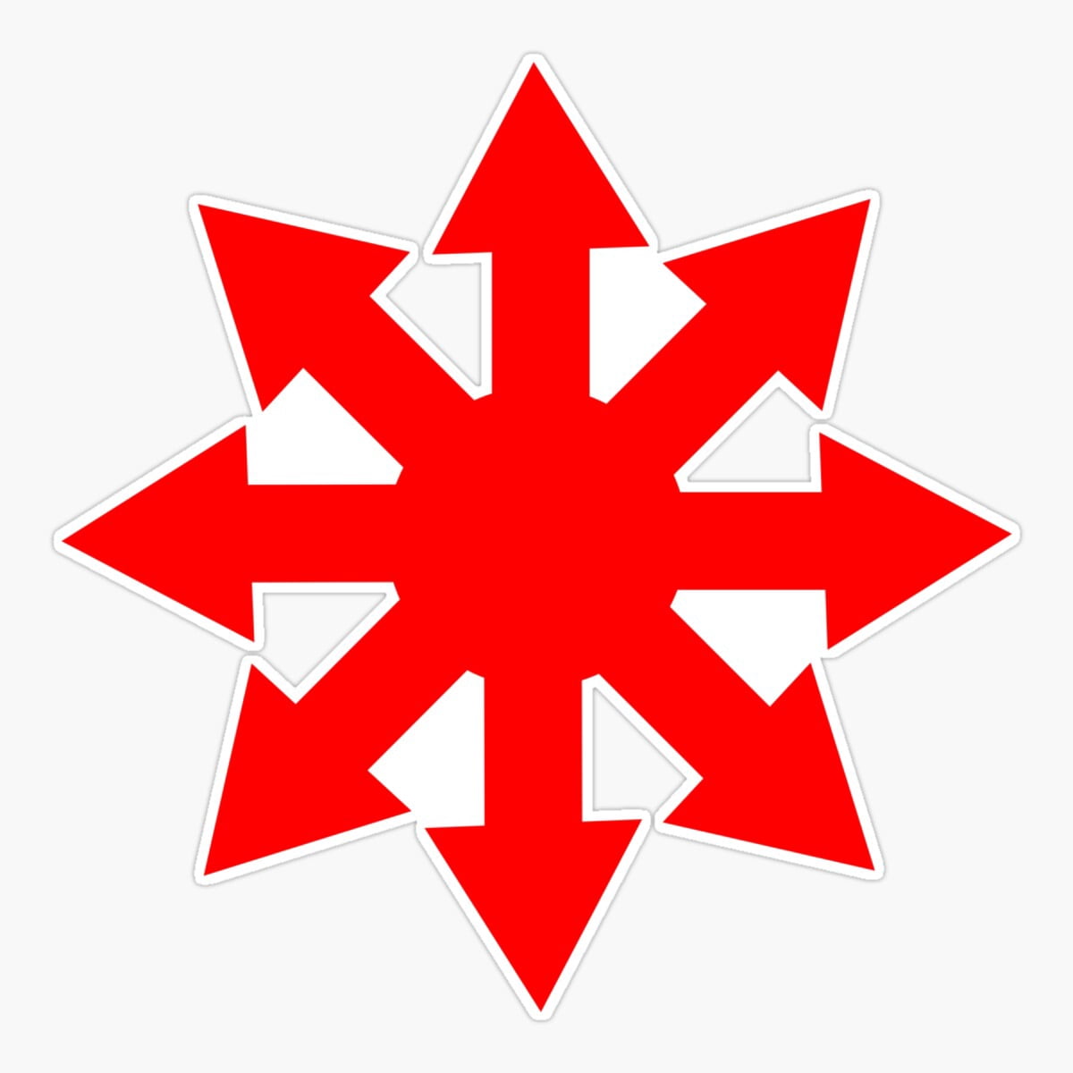 Maneki Chaos Star (Secretly Ishtar'S Star) Er, Phone Decal Water Bottle ...