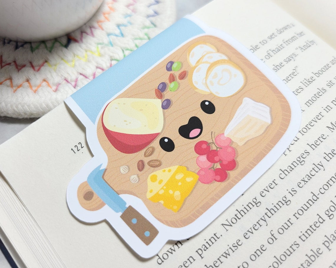 Maneki Charcuterie Board Magnetic Bookmark, Cheese Board Planner Clip ...
