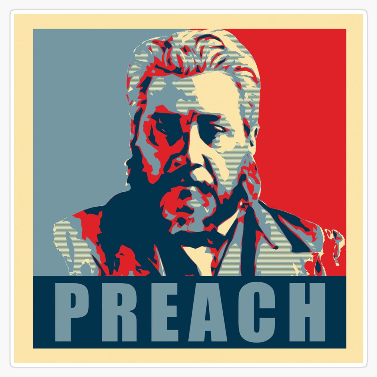 Maneki Charles Spurgeon Preach Er, Phone Decal Water Bottle Stickers ...