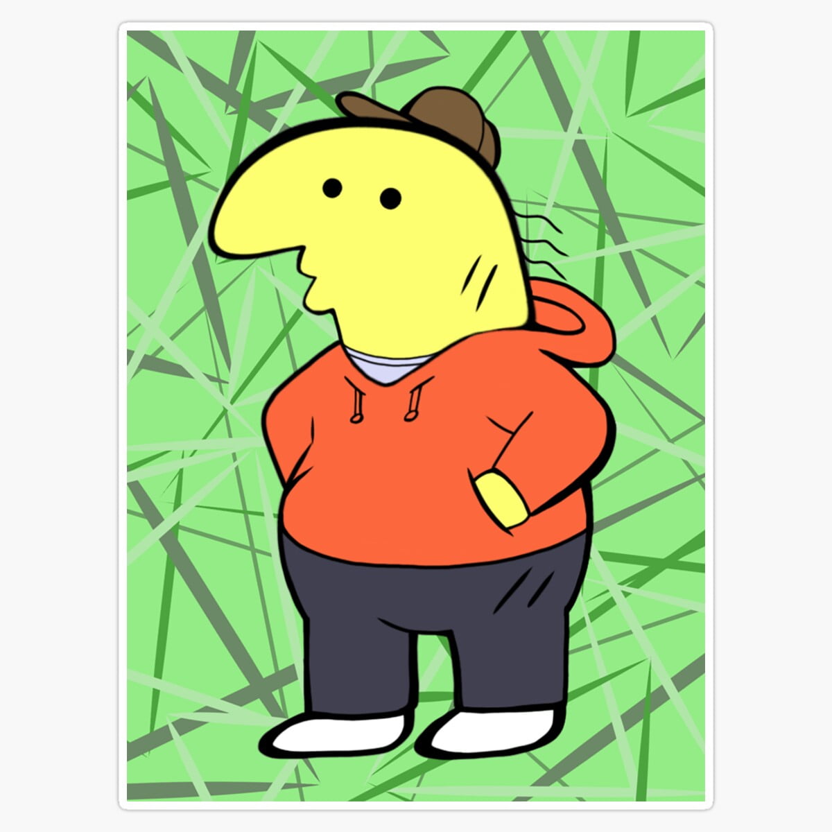 Maneki Charlie Smiling Friends Er, Phone Decal Water Bottle Stickers ...