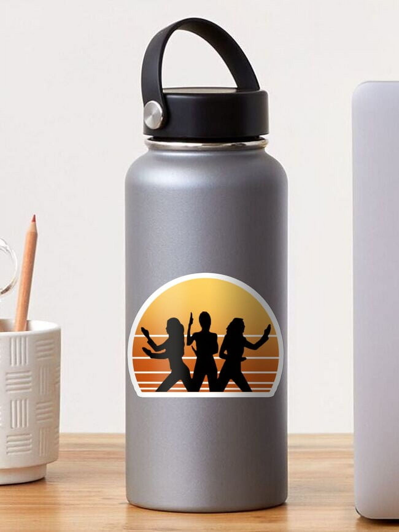 Maneki Charlies Angels Vintage Sunset Sticker, Phone Decal Water Bottle ...
