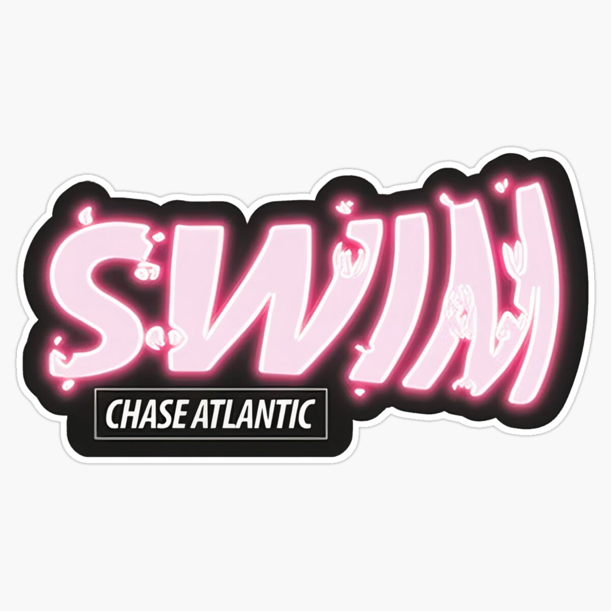 Maneki Chase Atlantic Swim Er, Phone Decal Water Bottle Stickers Car ...