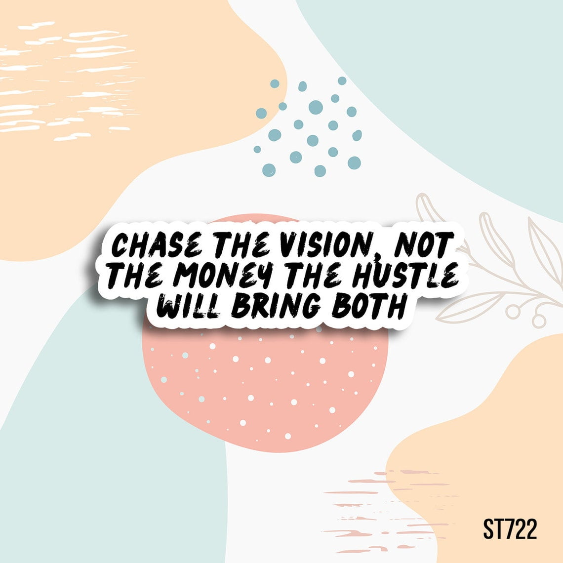 Maneki Chase The Vision Not The Money Er, Skateboard Decals, Hustle Er ...