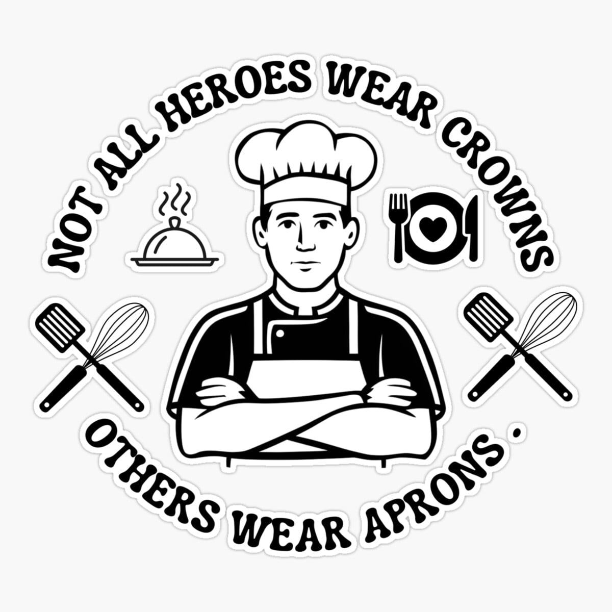 Maneki Che Dad Retro Vintage Kitchen Clip Arts Ized Or Che Athers Typographic Light Design ...