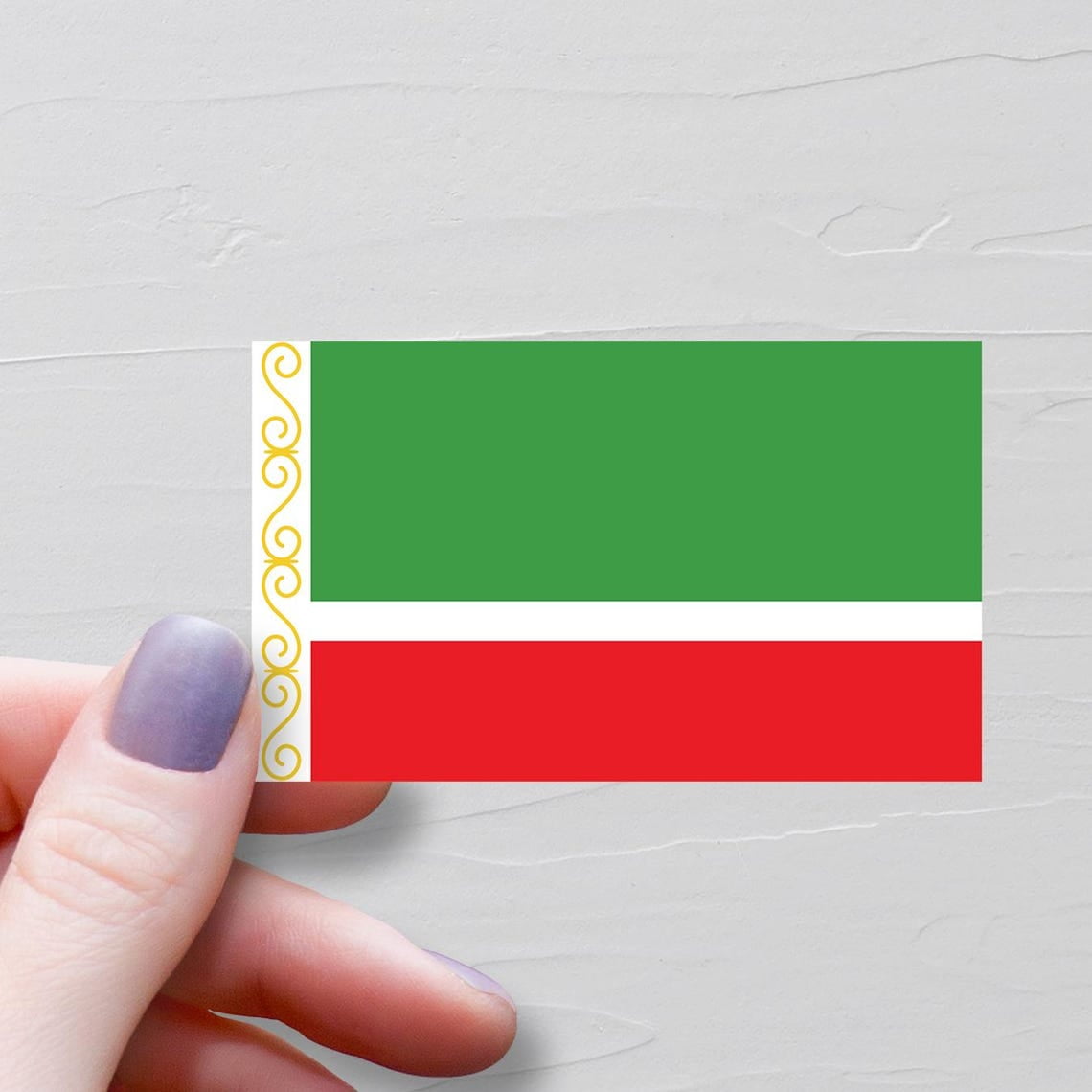 StickerCraft Chechen Republic Flag Er, Vinyl Travel Ers, Souvenir Gifts ...