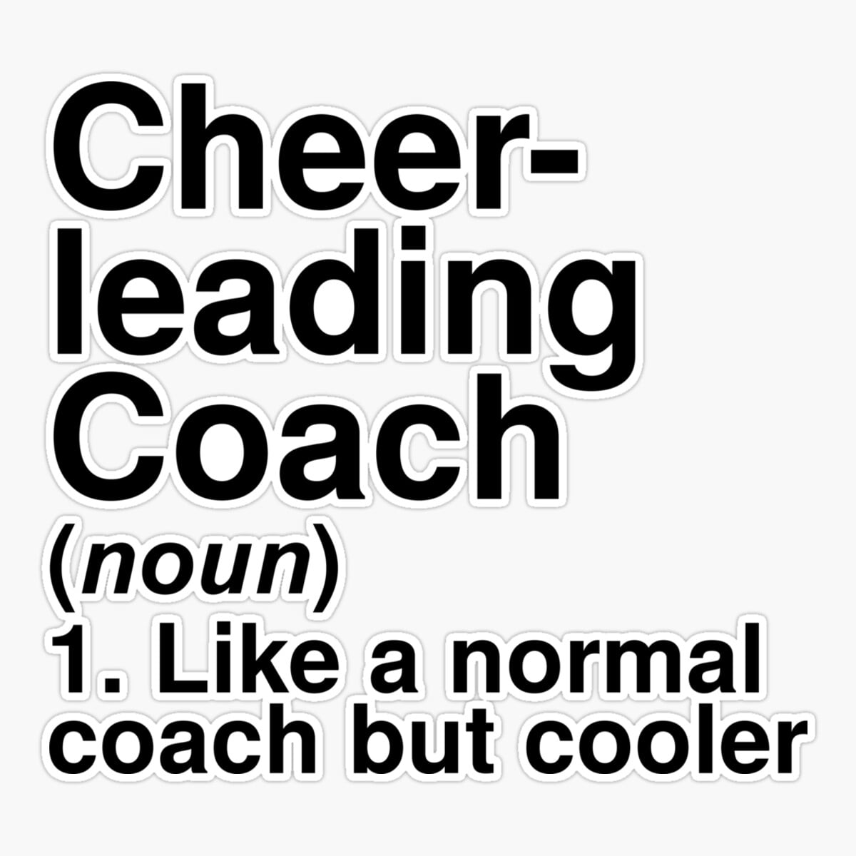 Maneki Cheer Coach Er, Phone Decal Water Bottle Stickers Car Decals ...