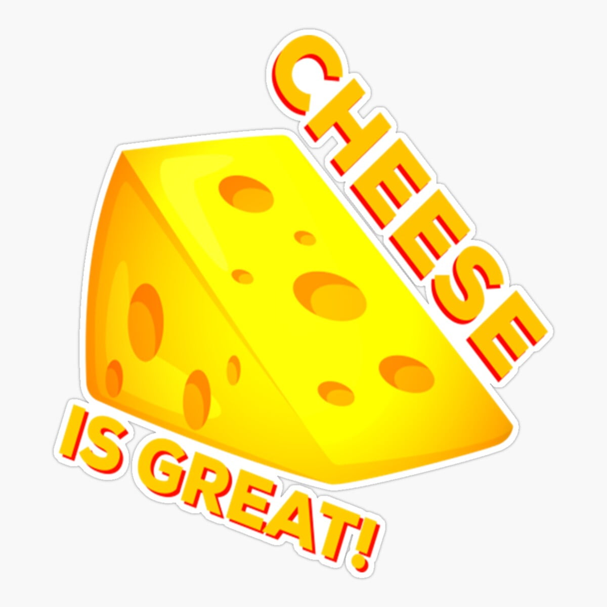 Maneki Cheese Is Great T Shirtcheese Sticker, Phone Decal Water Bottle ...