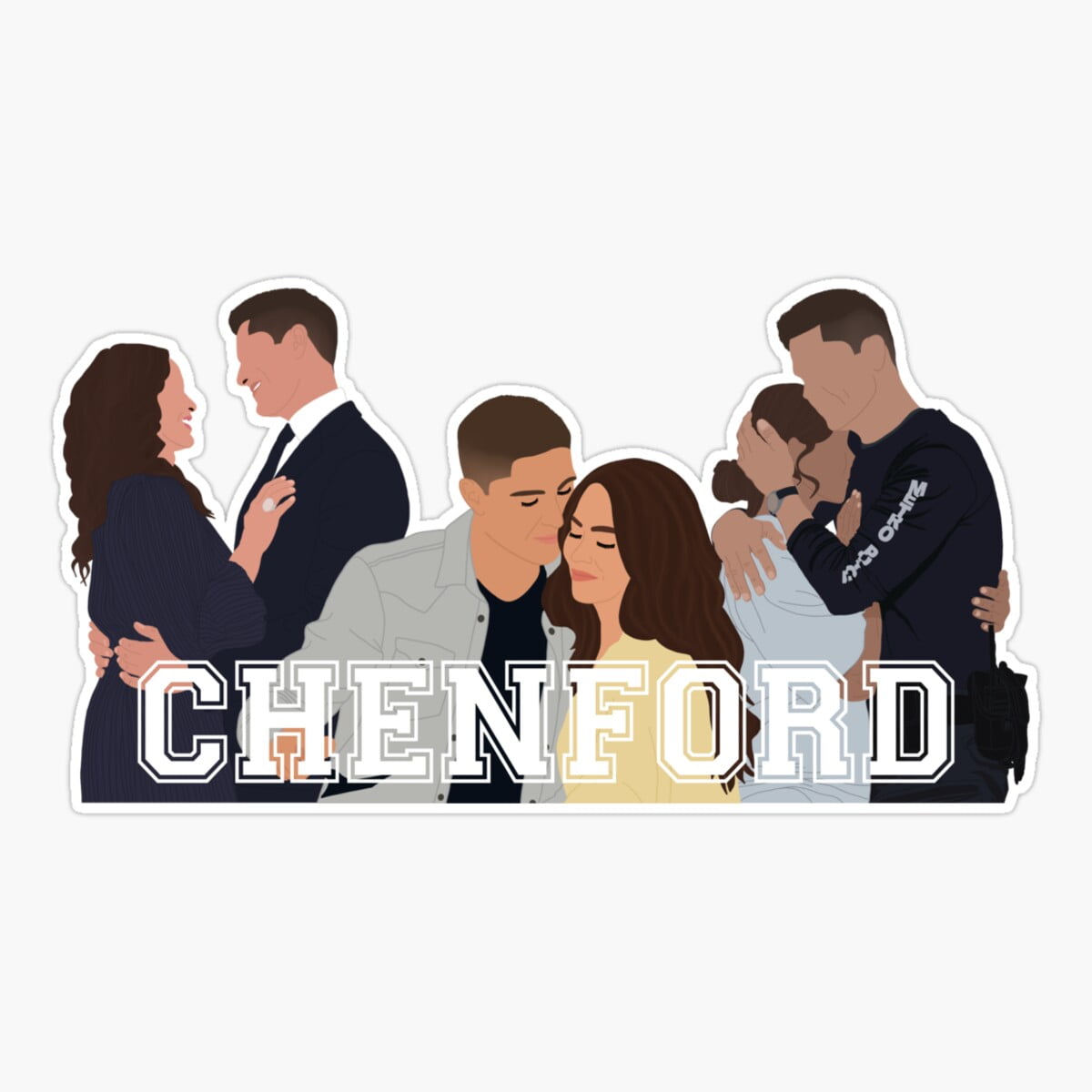 Maneki Chenford The Rookie Er, Phone Decal Water Bottle Stickers Car ...