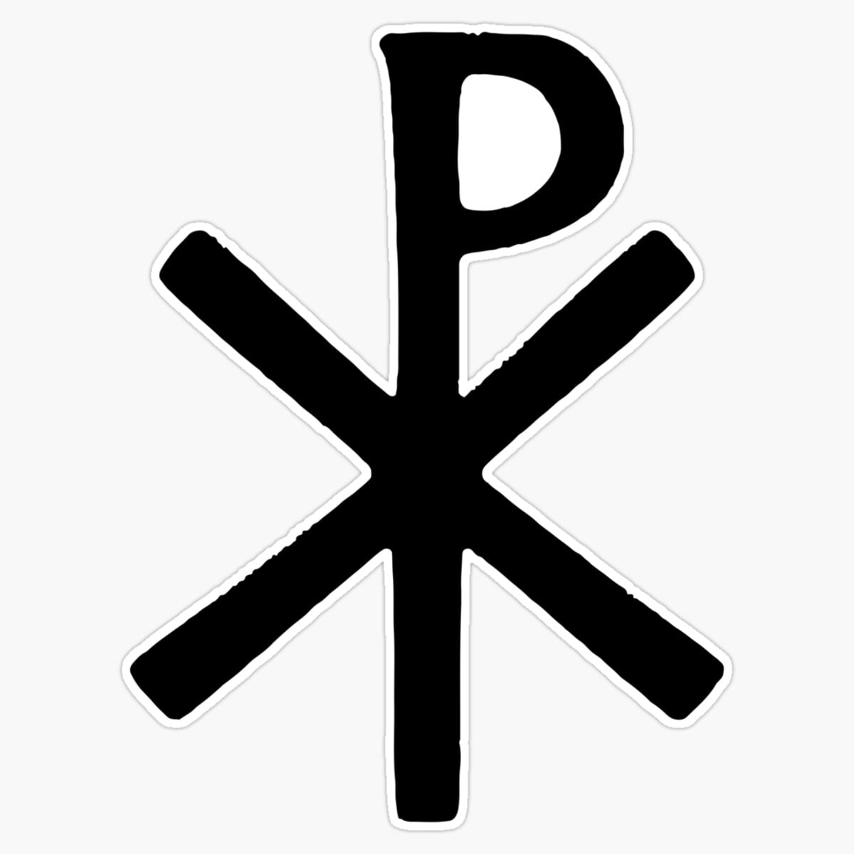 Maneki Chi Rho - Pax Domini Symbol Er, Phone Decal Water Bottle ...