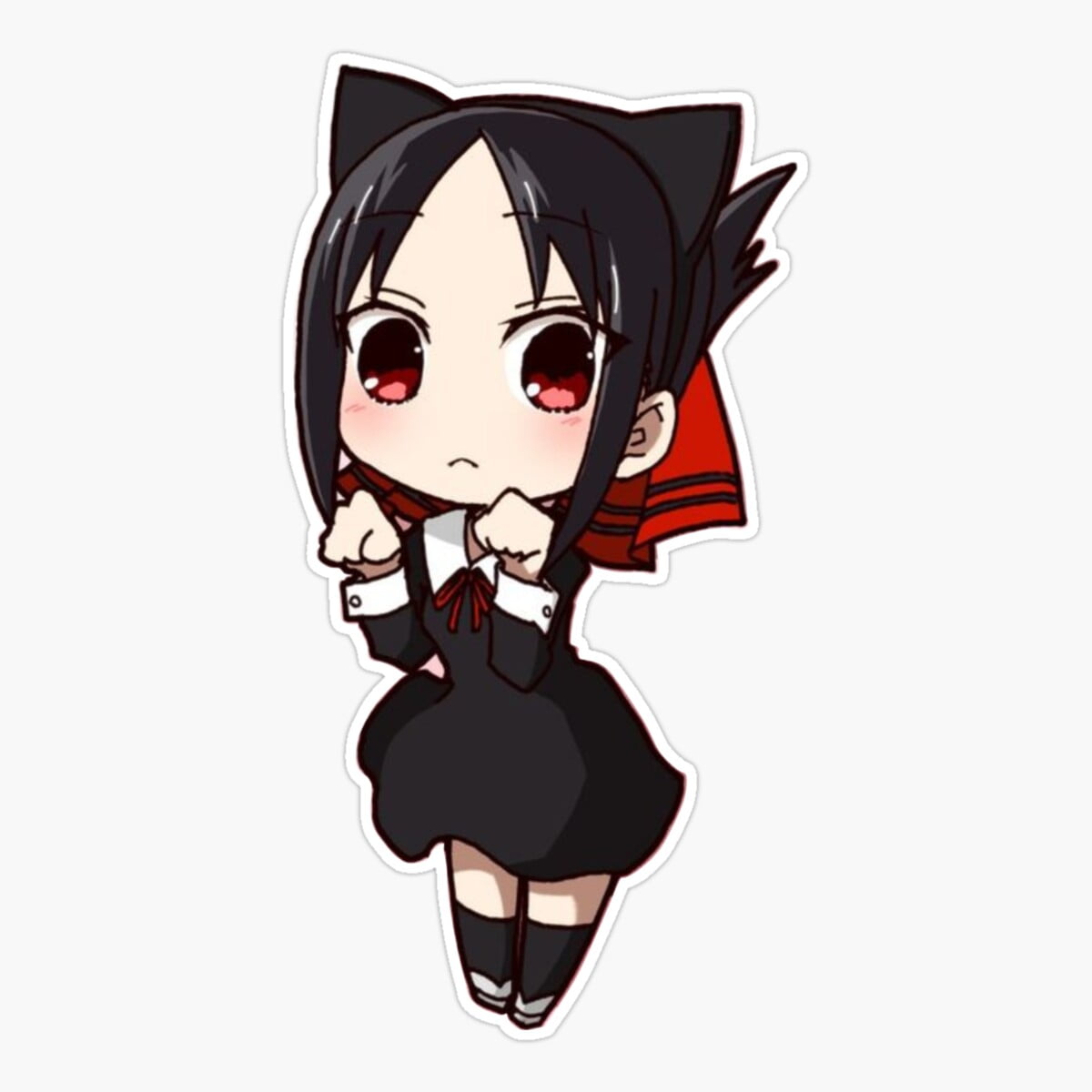 Maneki Chibi Kaguya Sticker, Phone Decal Water Bottle Stickers Car ...