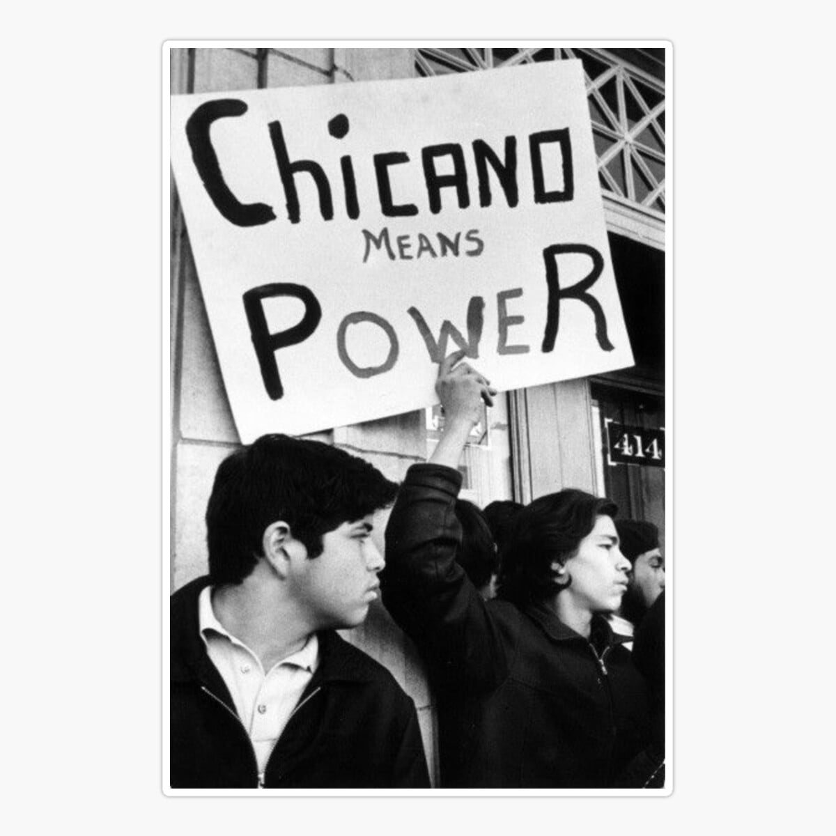 Maneki Chicano Power (Photo) Sticker, Phone Decal Water Bottle Stickers ...