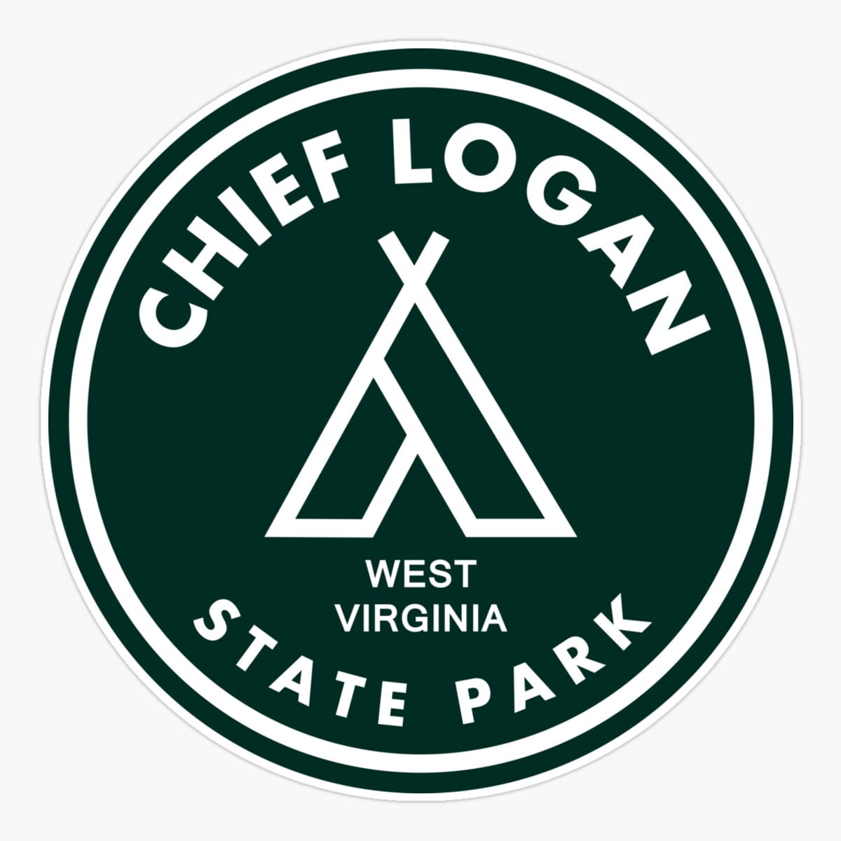 Maneki Chie Logan State Park West Virginia Tent Er, Phone Decal Water ...