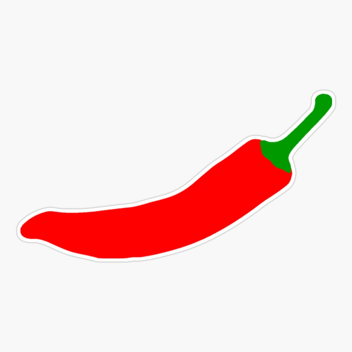 Maneki Chili Pepper Sticker, Phone Decal Water Bottle Stickers Car ...