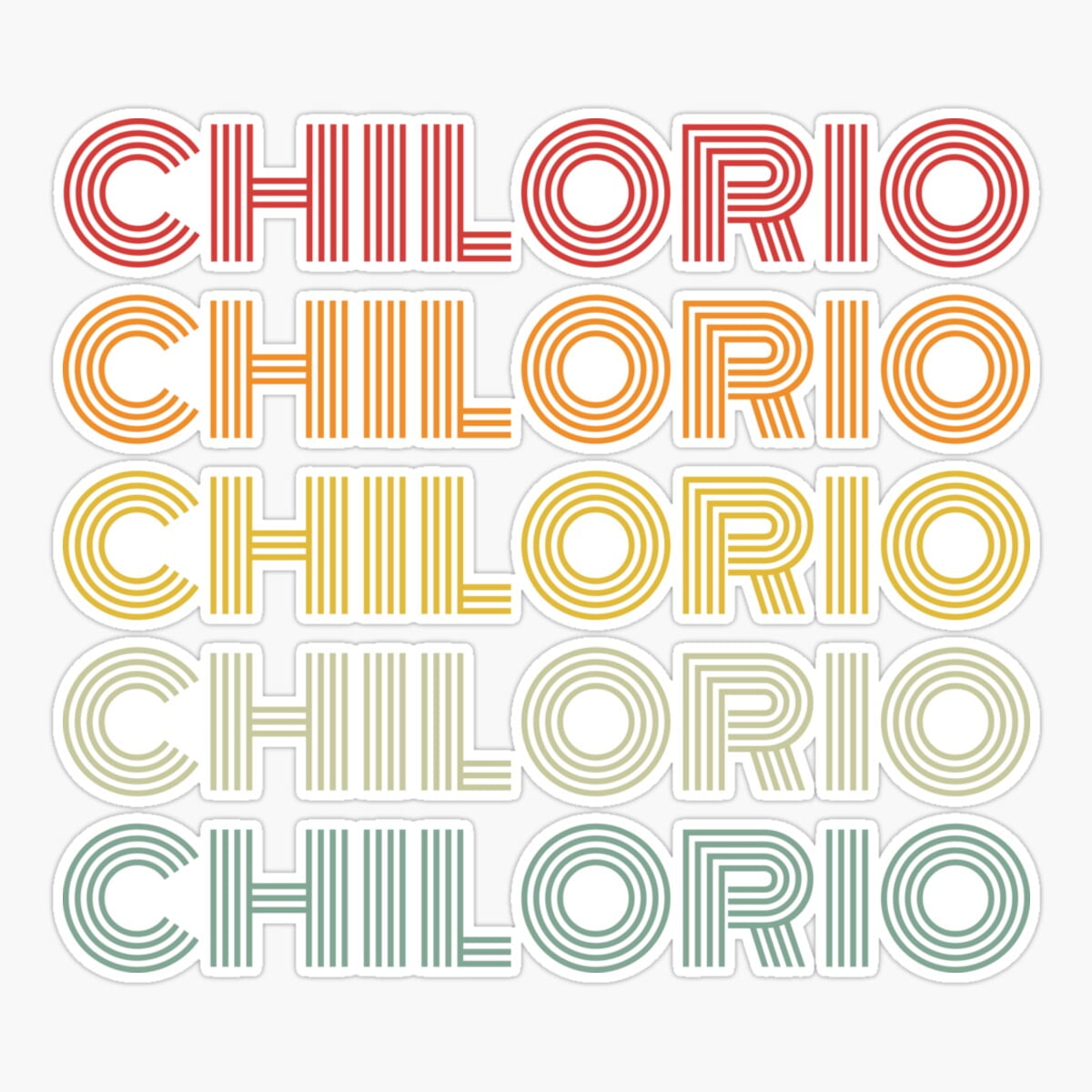 Maneki Chilorio Retro Style Sticker, Phone Decal Water Bottle Stickers ...