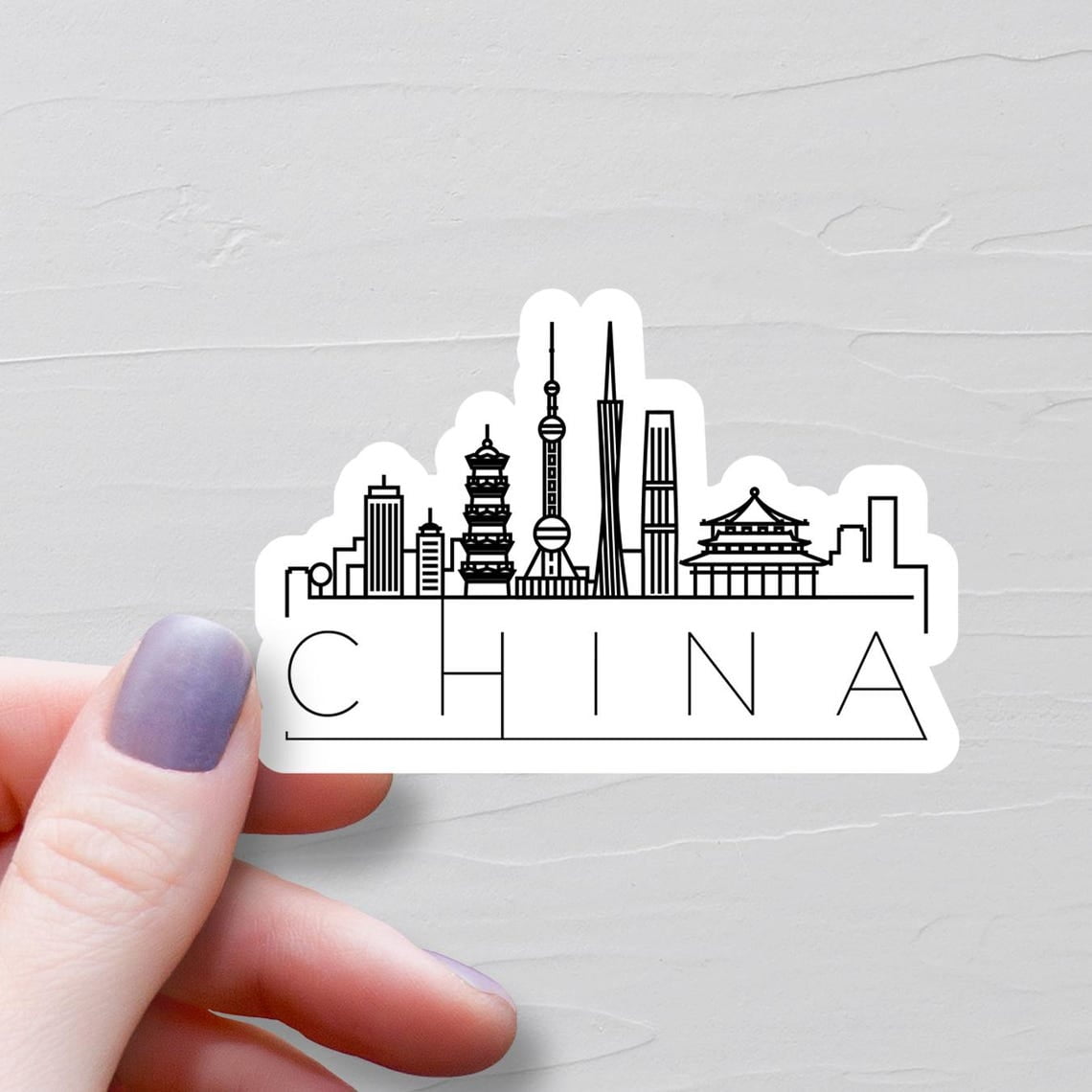 Maneki China Er, Vinyl Travel Ers, Chinese Landmarks Skyline, Asia Ers ...