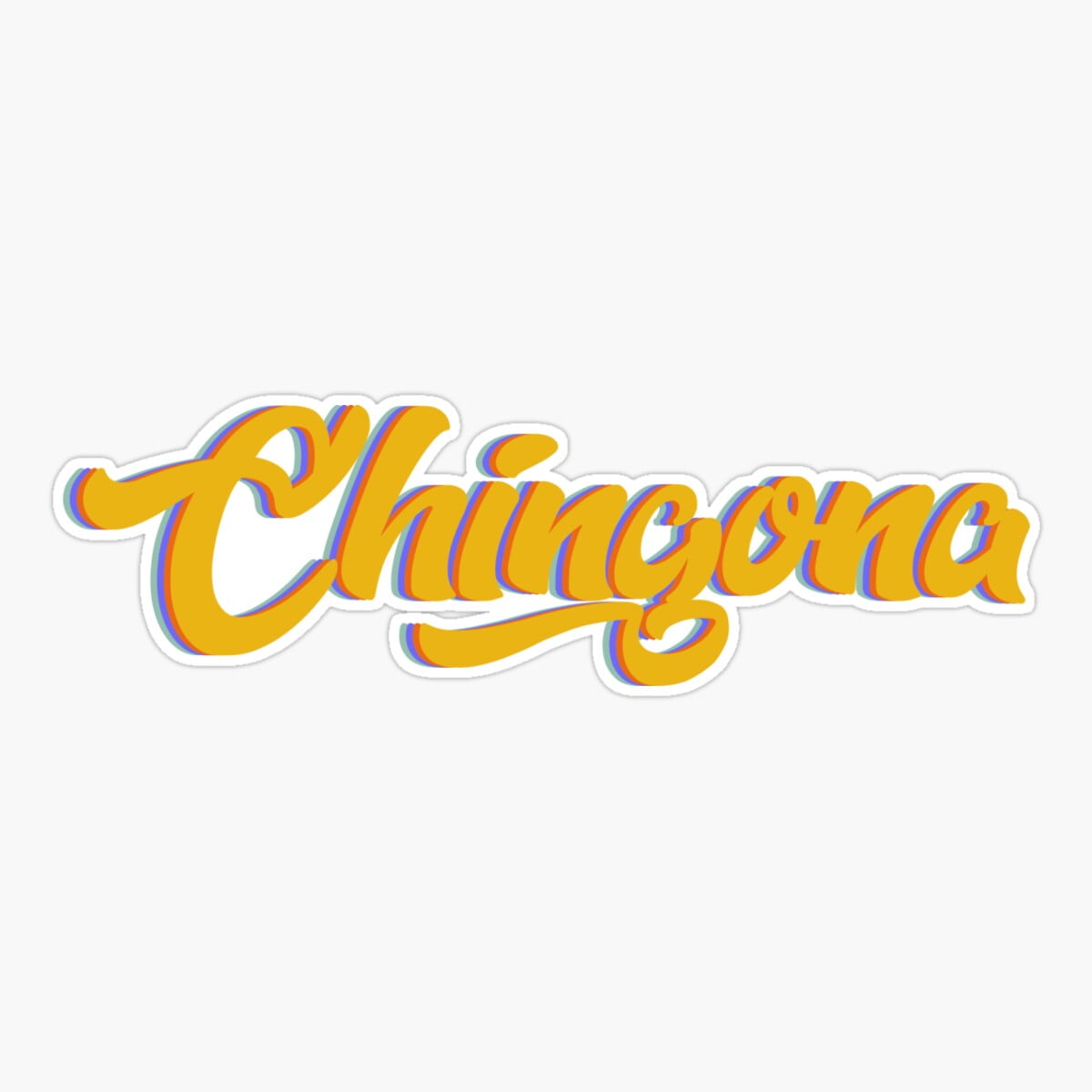 Maneki Chingona Sticker, Phone Decal Water Bottle Stickers Car Decals ...