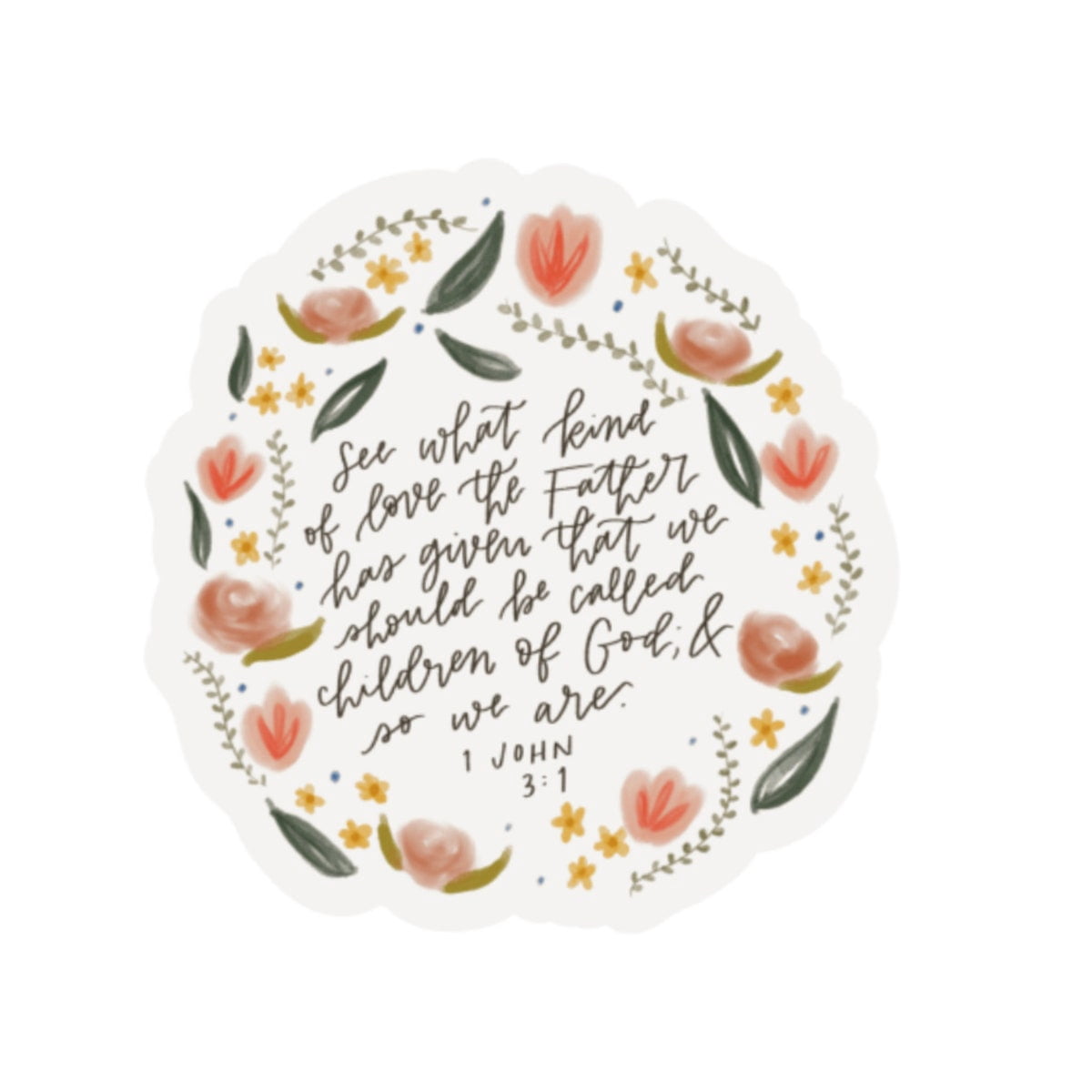 Maneki Christian Stickers Faith Sticker See What Kind Of Love The ...