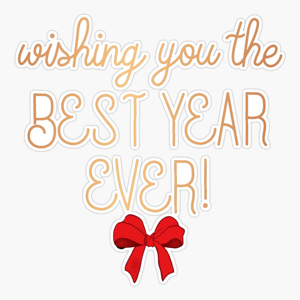 Maneki Christmas Wishes Sticker, Phone Decal Water Bottle Stickers Car ...