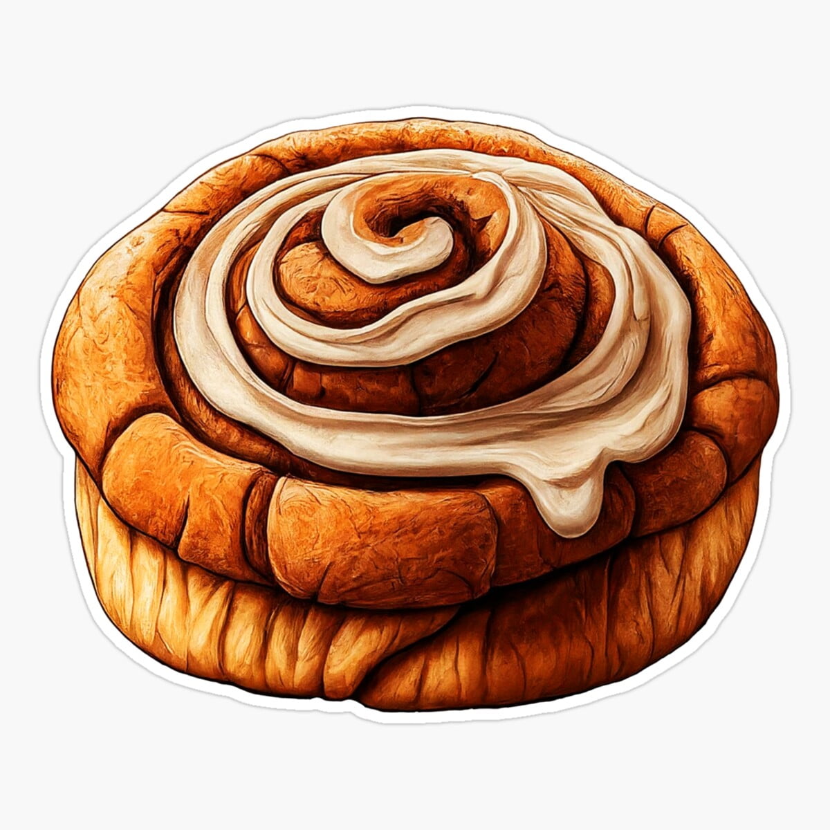 Maneki Cinnamon Bun Sticker, Phone Decal Water Bottle Stickers Car ...