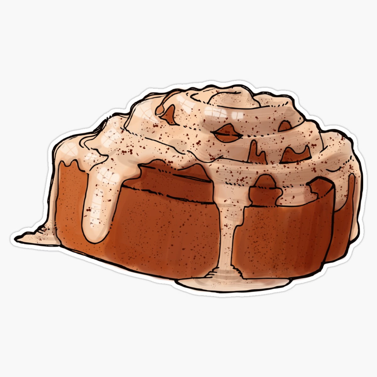 Maneki Cinnamon Y Roll Er, Phone Decal Water Bottle Stickers Car Decals ...