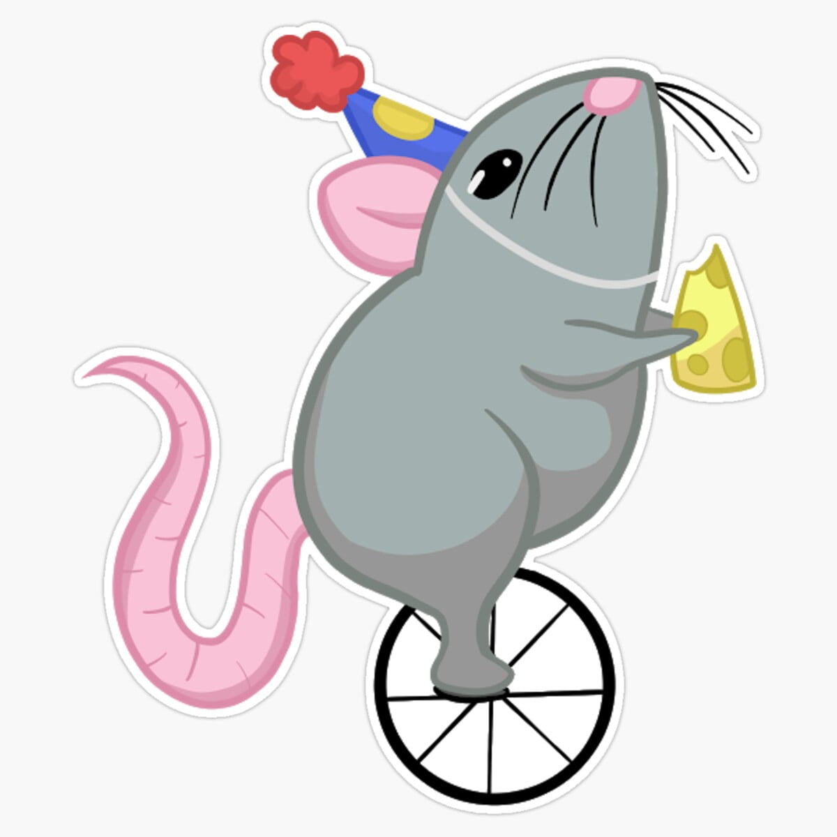 Maneki Circus Rat Er, Phone Decal Water Bottle Stickers Car Decals ...