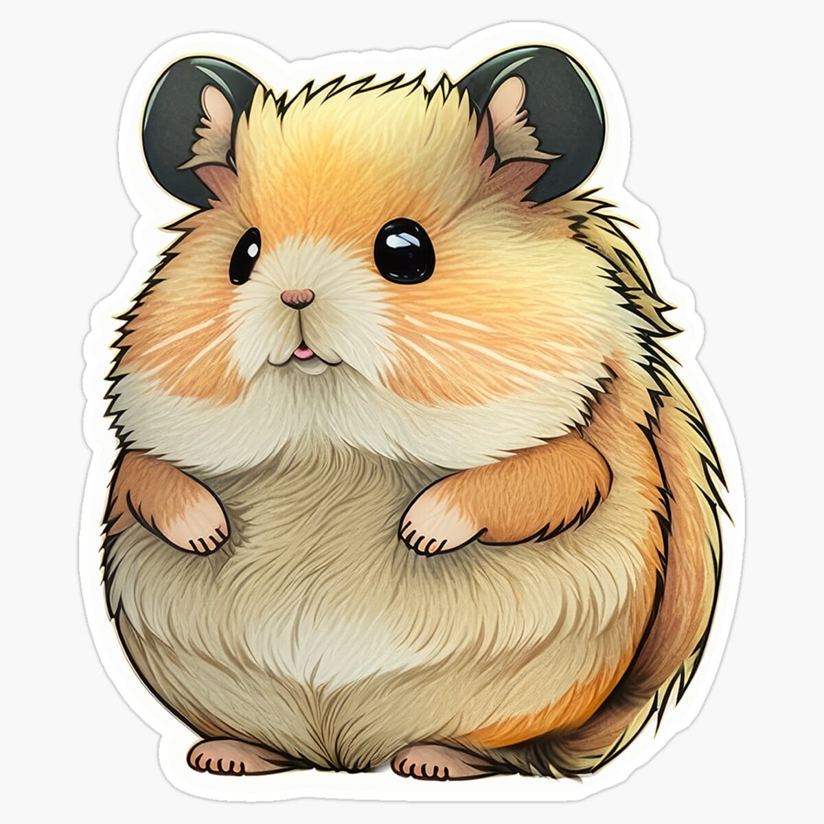 Maneki Cj The Hamster Er, Phone Decal Water Bottle Stickers Car Decals ...